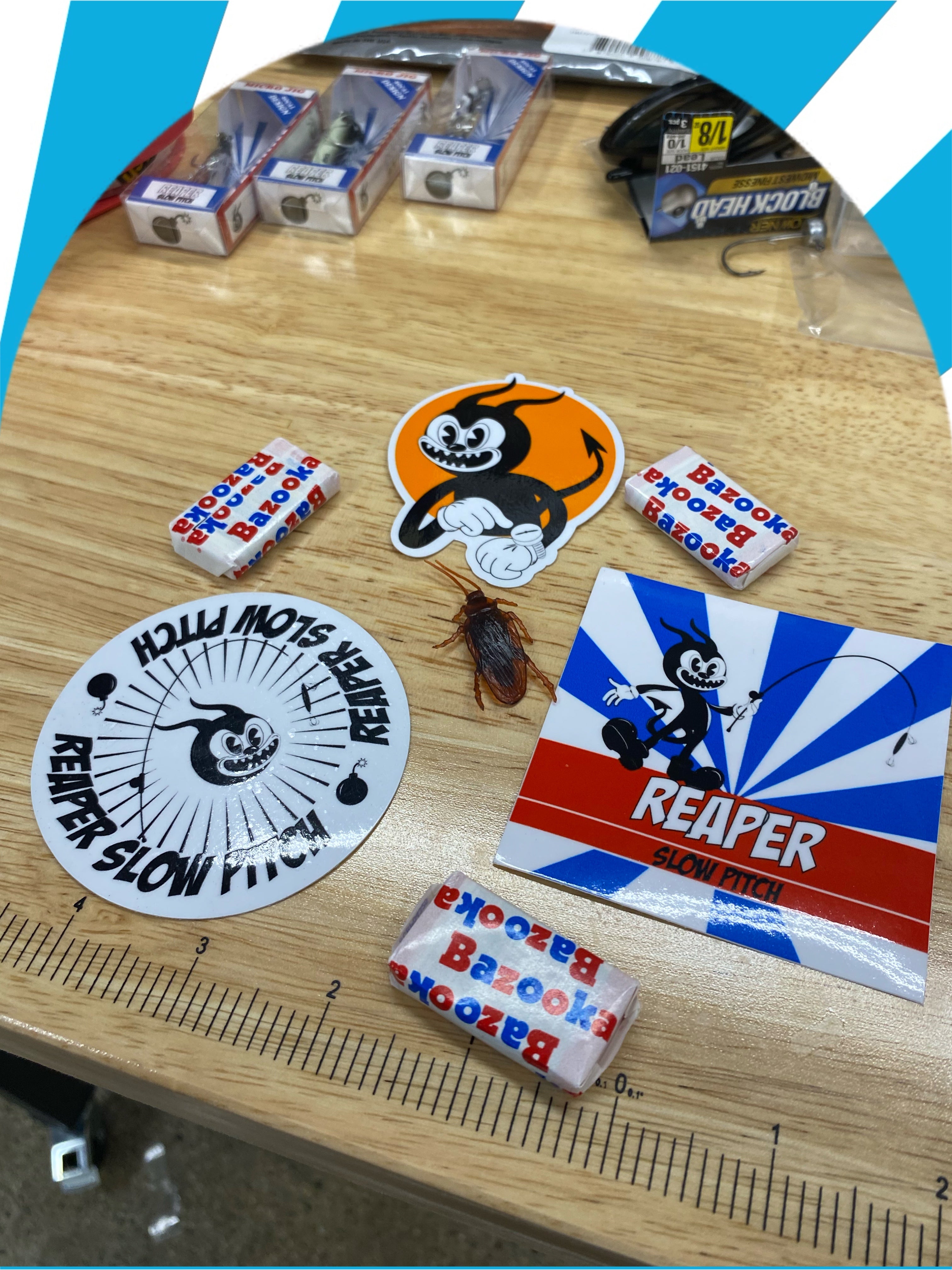 Reaper Sticker Pack – Reaper Slow Pitch