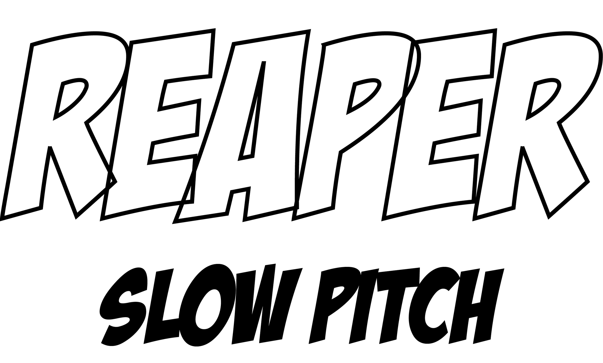 Reaper 4" circle sticker – Reaper Slow Pitch